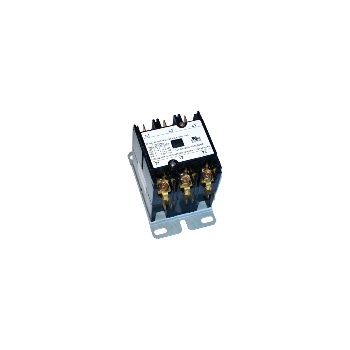 3-POLE CONTACTOR 30A - 120V