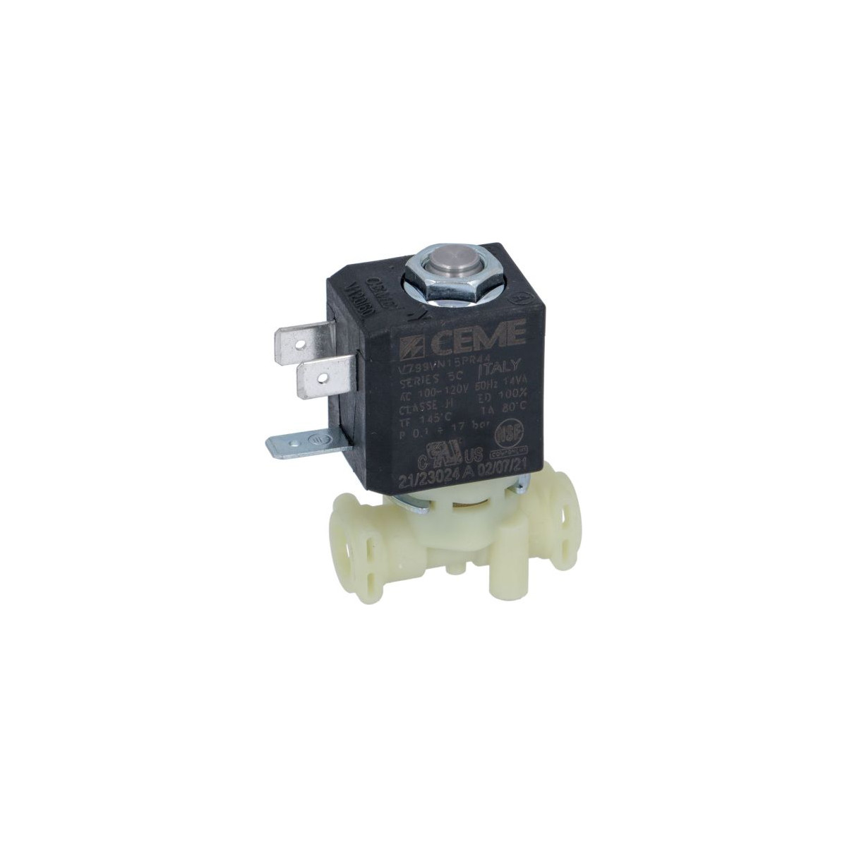 SOLENOID VALVE 2-WAY CEME 100/120V 60Hz V799VN15PR44