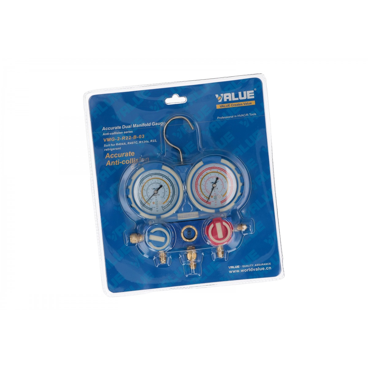 VALUE MANIFOLD GAUGE VMG-2-R22-B-03