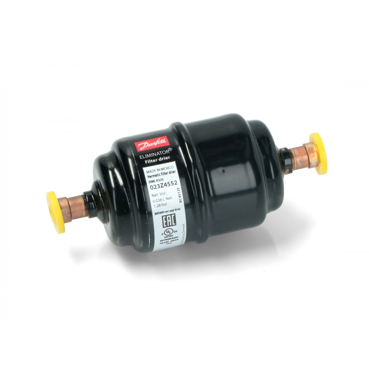 DANFOSS 023Z455291 LIQUID LINE DRIER FILTER ODS 1/4"