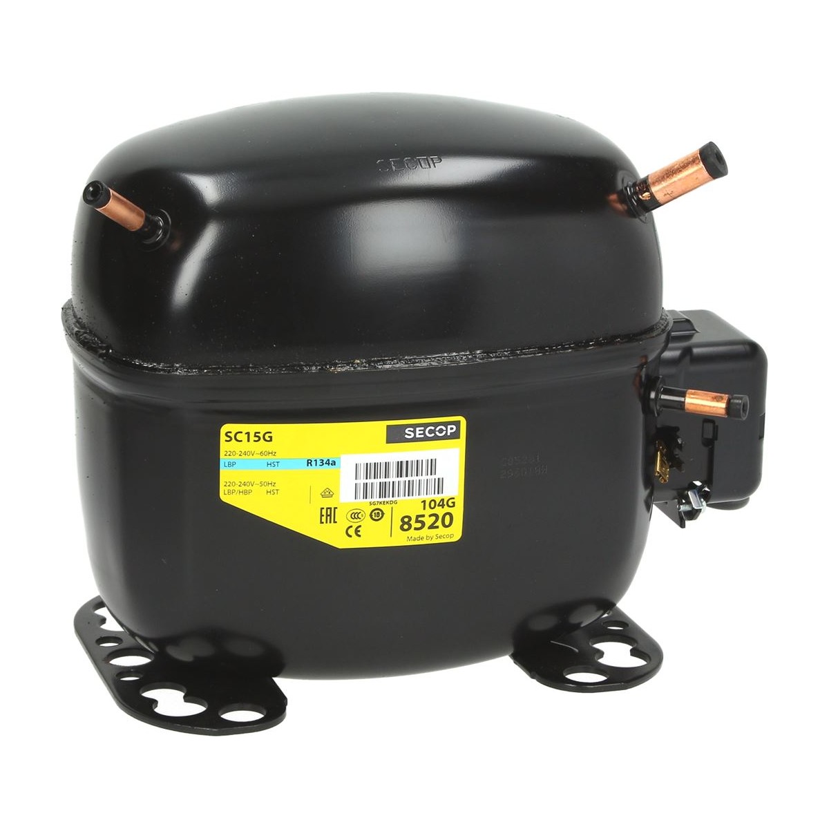 COMPRESSOR SECOP SC15G 220/230V 50/60Hz R134A