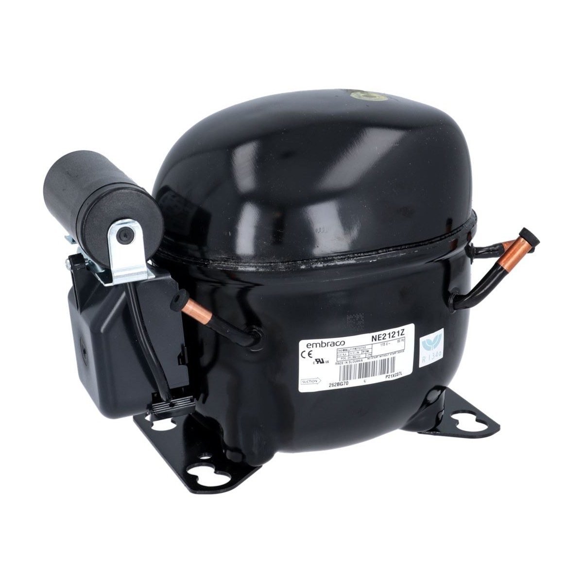 COMPRESSOR EMBRACO NE2121Z 1/4HP R134A 115V 60HZ